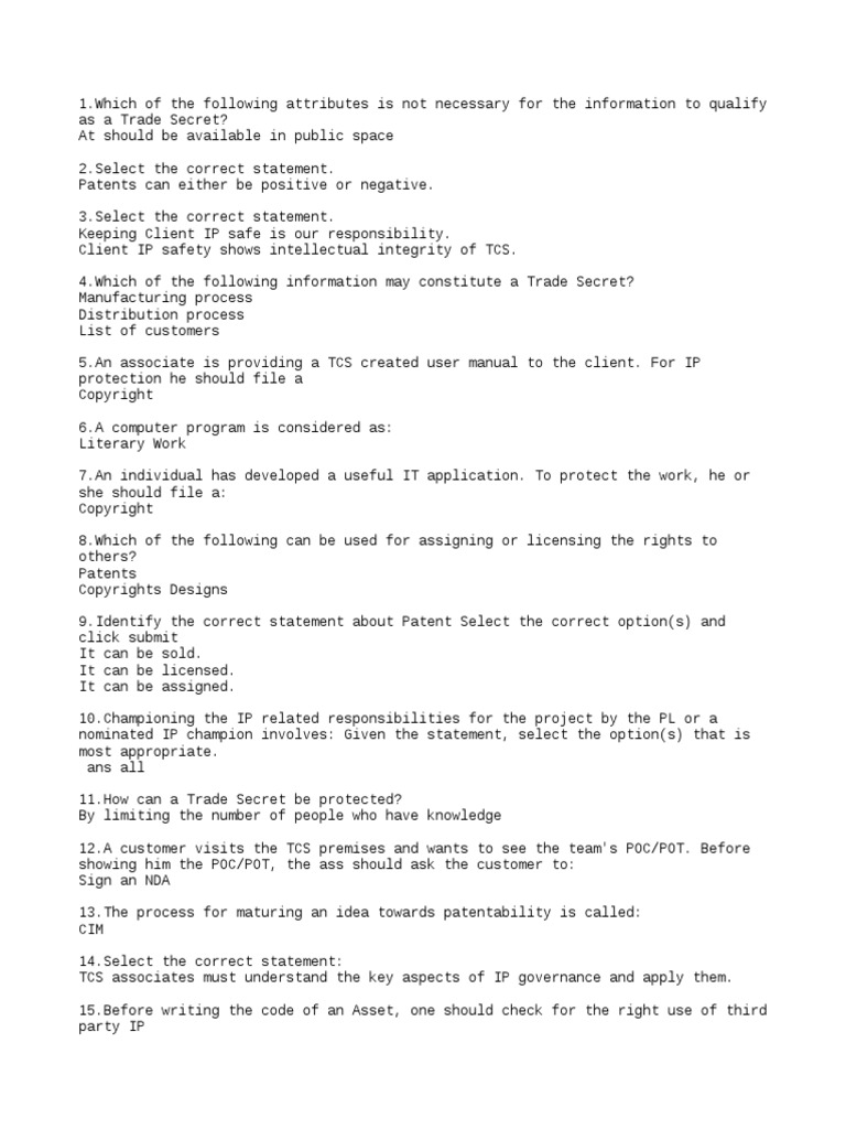 New Text Document | PDF | Intellectual Property | Patent