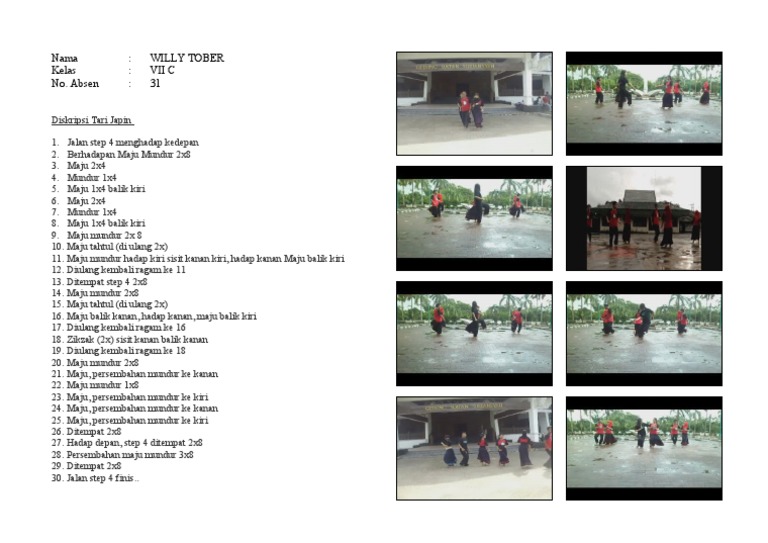 Tari Japin (Step by Step) | PDF