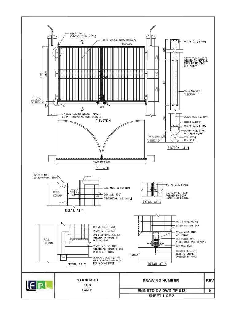 Model-Standard For Gate | PDF