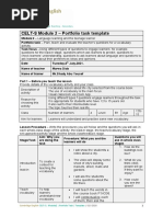 CELT-S - M5 - Portfolio - Task - Template - Tatiana Alekseyetseva | PDF ...