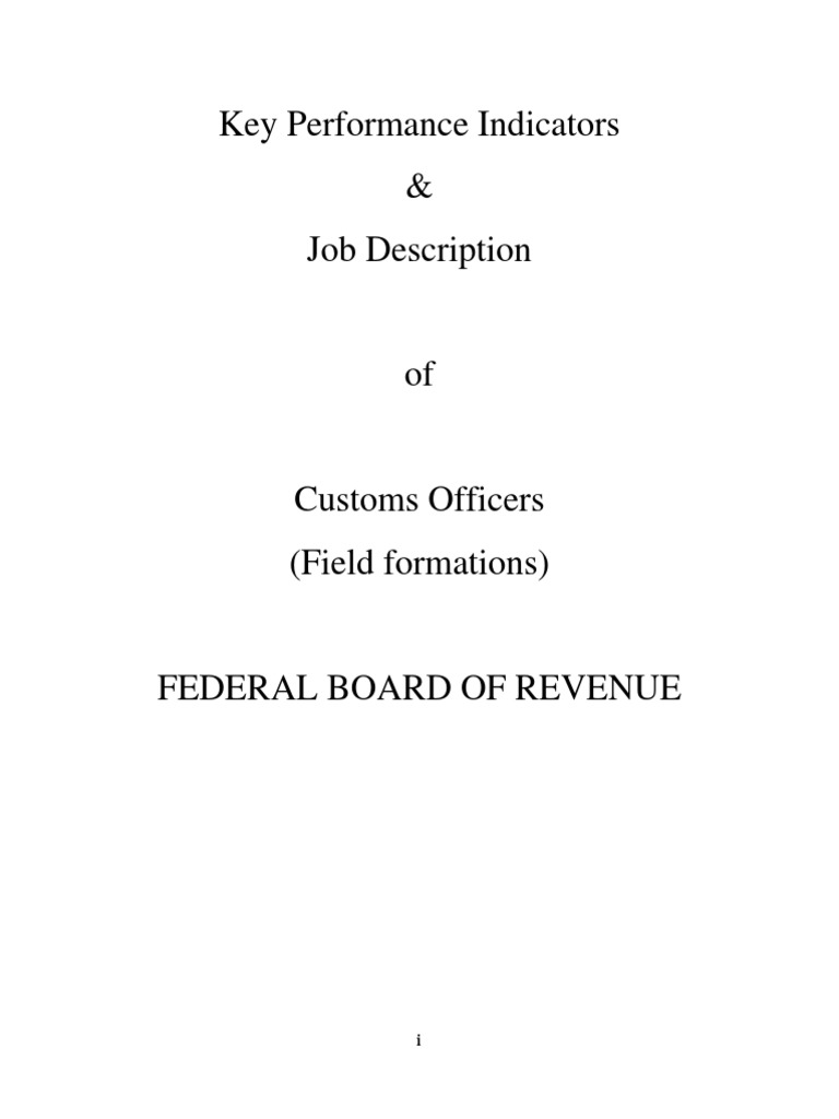 KPIs Customs 2021 | PDF | Performance Indicator | Customs
