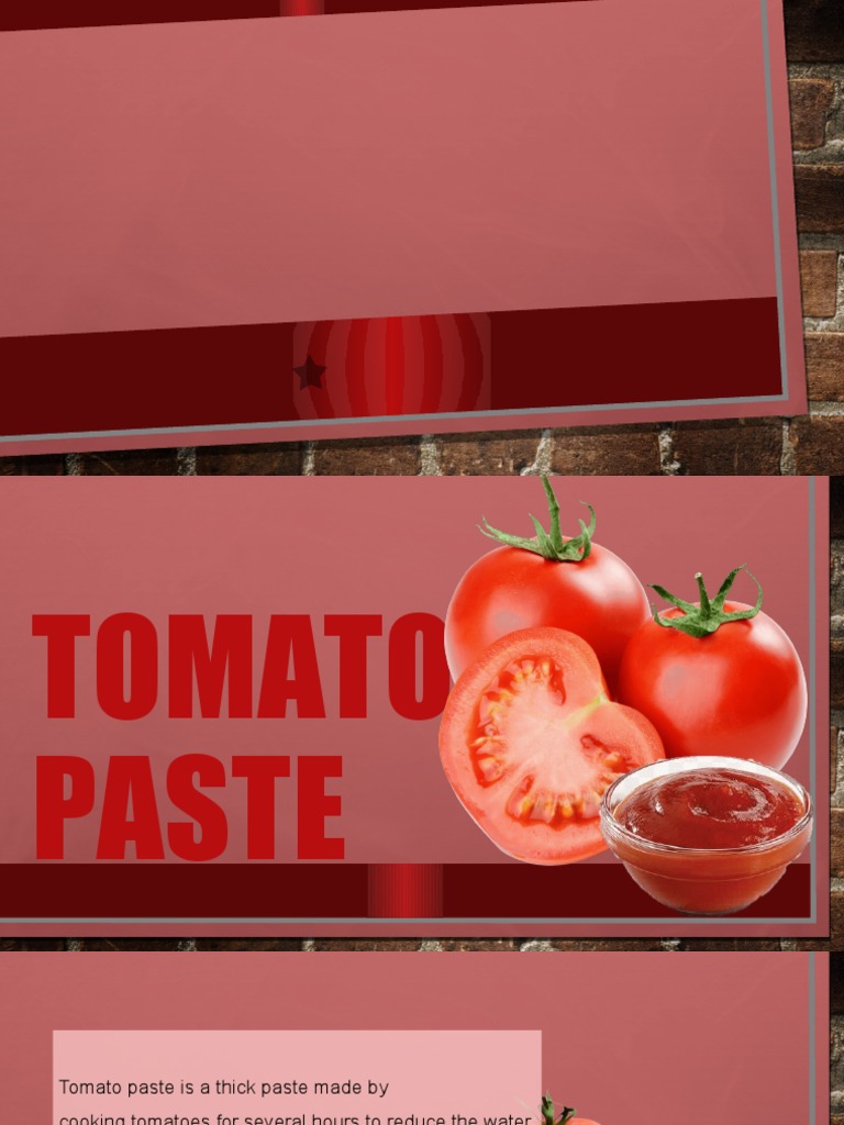 Tomato Paste | PDF | Cooking | Tomato