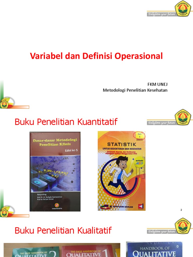 05 - Variabel Dan Definisi Operasional | PDF | Sains & Matematika
