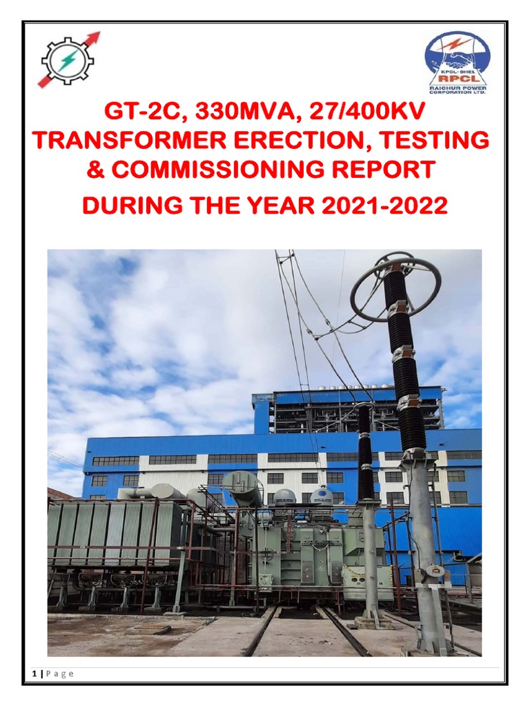Unit-2 Gt-2c Client Finalised Final Report | PDF | Transformer | Leak