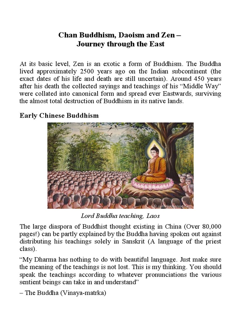 Chan Buddhism & Daoism | PDF | Zen | Chan Buddhism