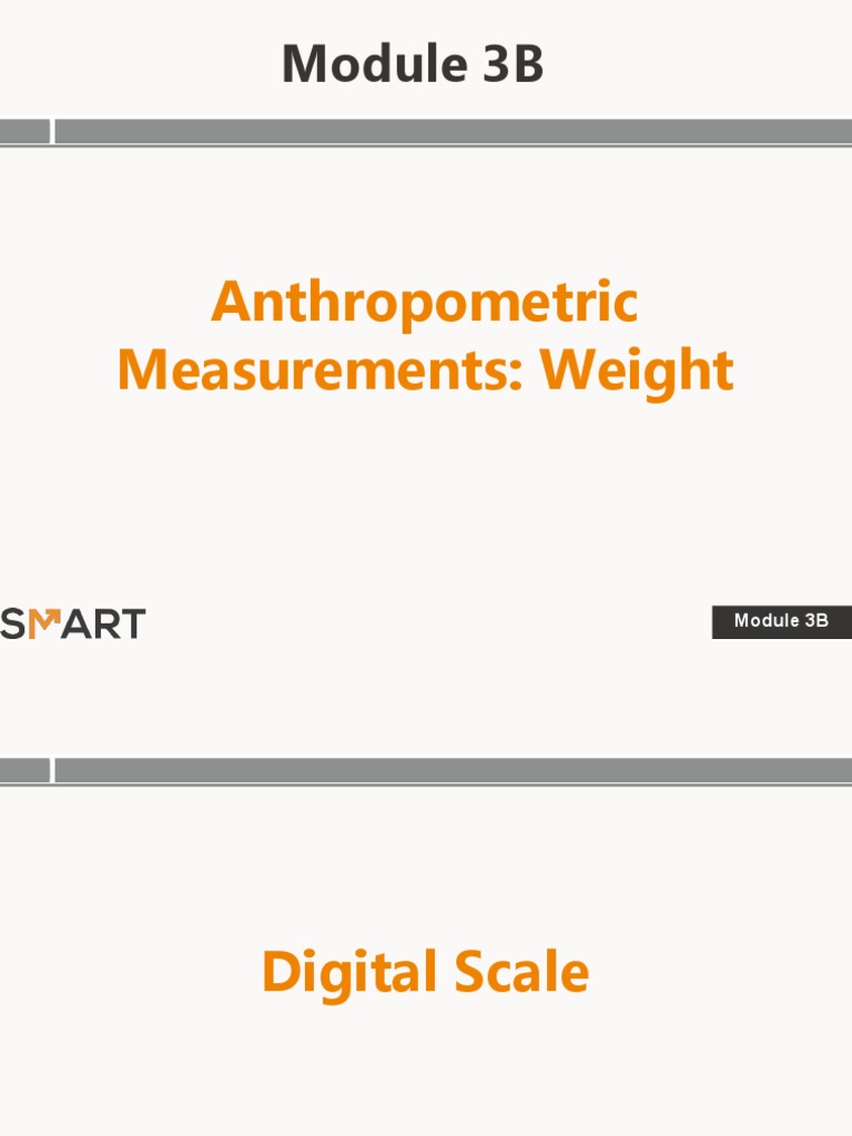Module 3B Weight | PDF | Weight | Weighing Scale