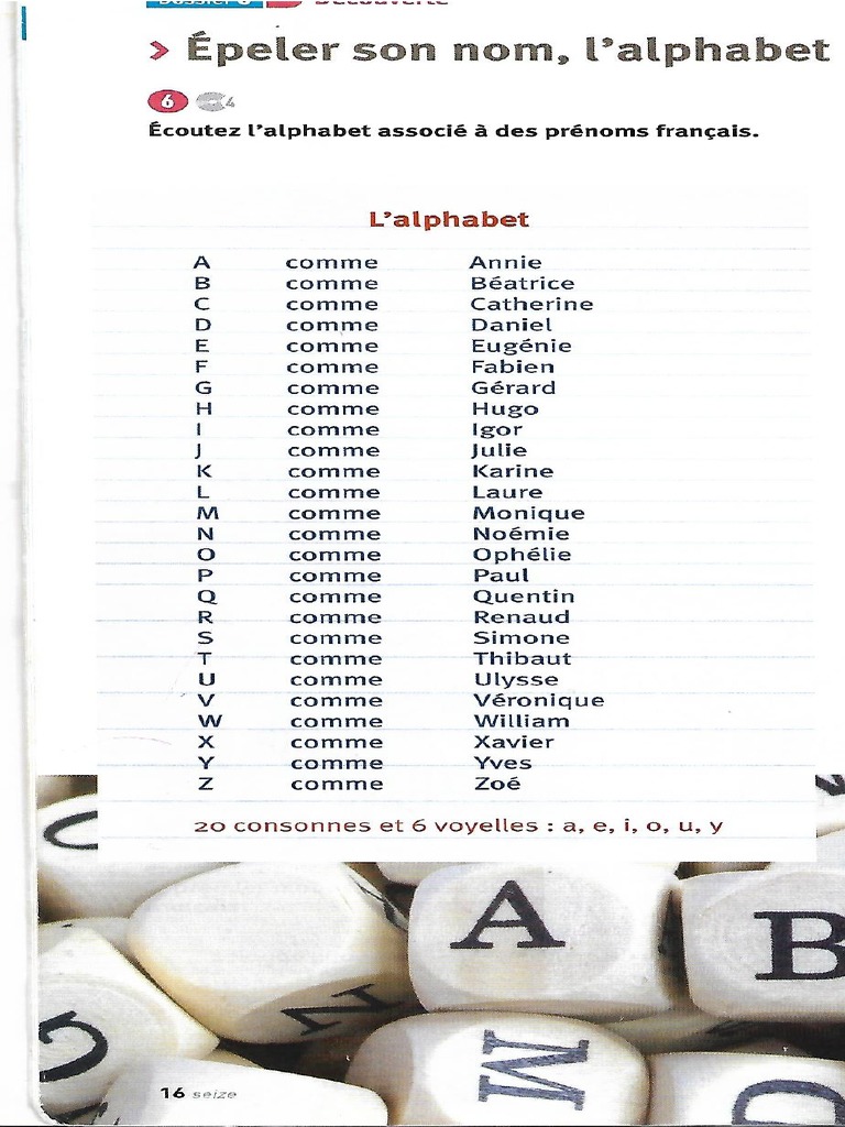 Épeler Son Nom - L Alphabet | PDF