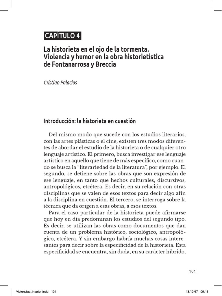 2017 La Historieta en El Ojo de La Tormenta - Libro Violencia ... 2017 La Historieta en El Ojo de La Tormenta - Libro Violencia ...