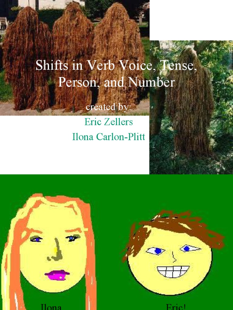 Shifts in Verb Voice, Tense, Person, and Number: Created by | PDF ...