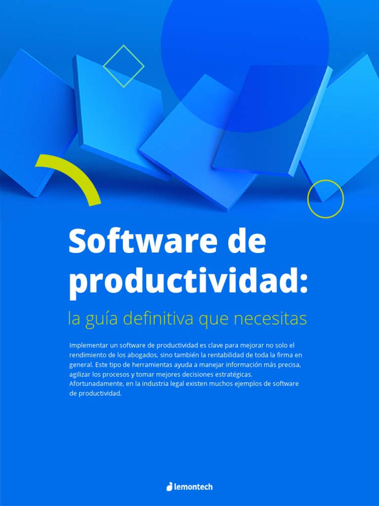 Guía-¿Qué Es Un Software de Productividad | PDF | Software | Automatización