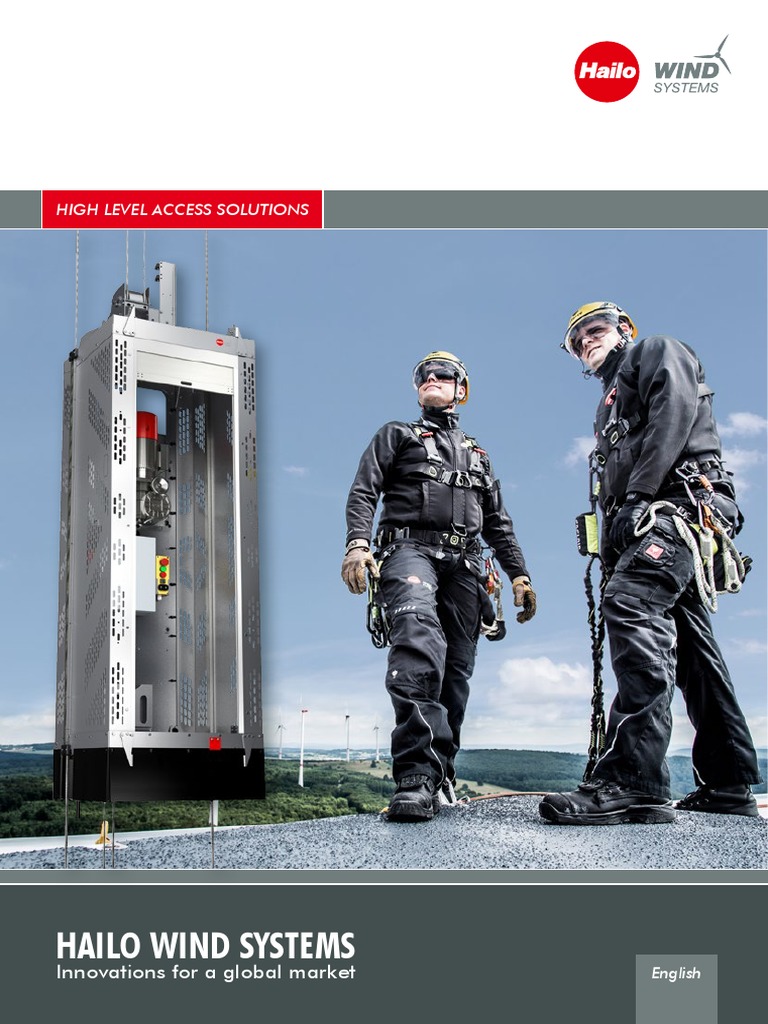 Hailo Wind Systems: High Level Access Solutions | PDF | Wind Power ...