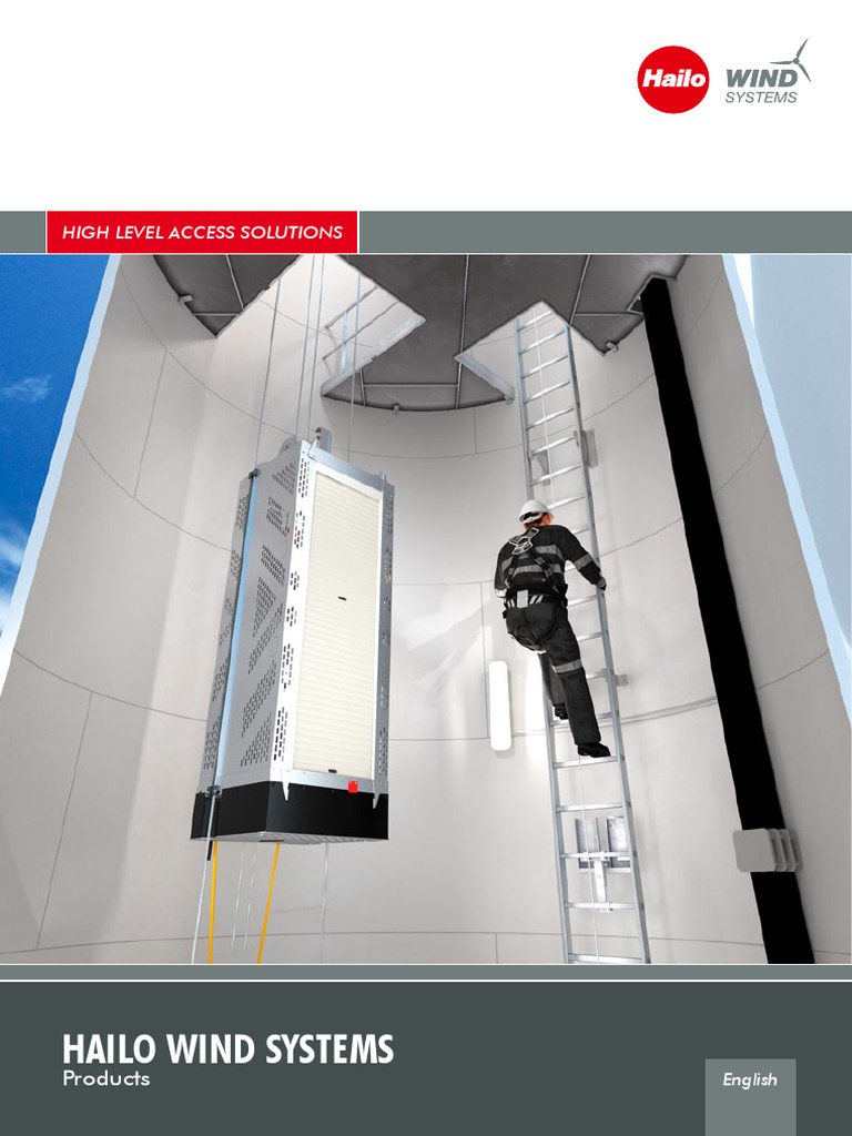 Hailo Wind Systems: High Level Access Solutions | PDF | Wind Turbine ...