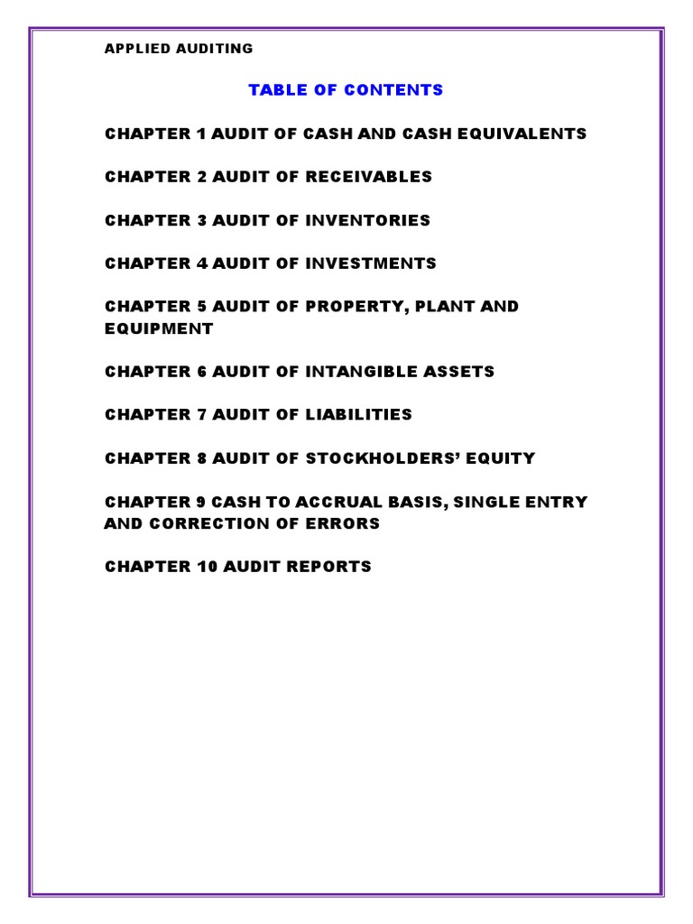 Audt3 - Applied Auditing Complete Module | PDF | Equity (Finance) | Banks