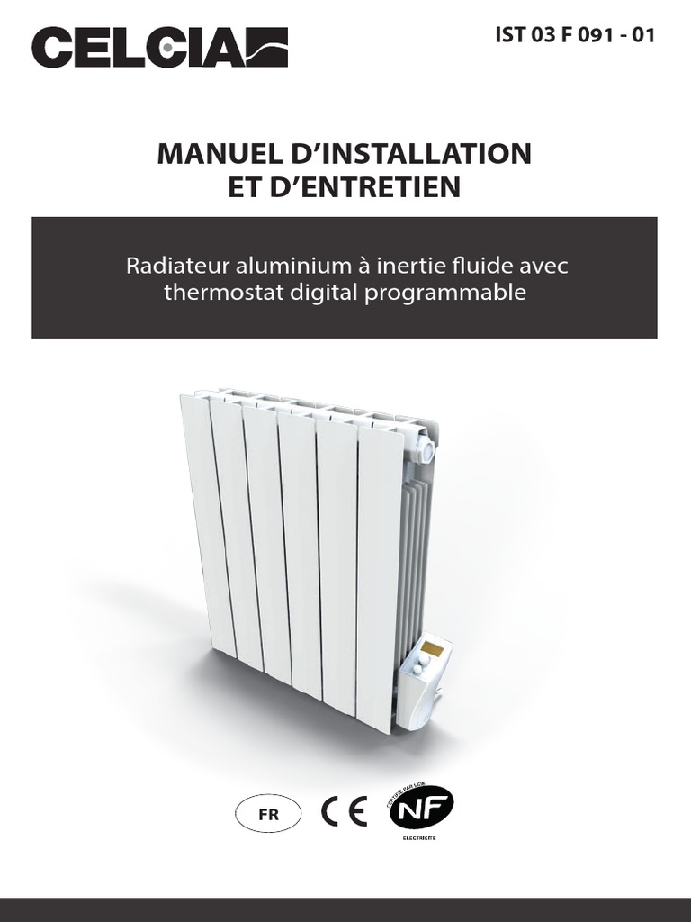 Radiateur Celcia 1000w Notice
