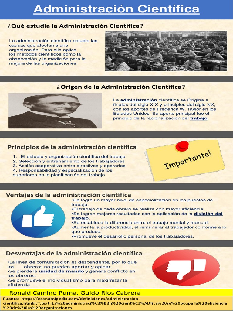 Administración Cientifica | PDF