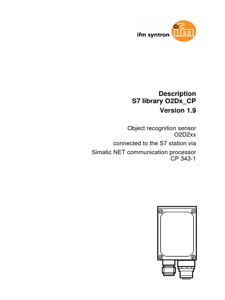 ifm-O2Dx - S7-CP343 - V1 - 9 EN | PDF | Parameter (Computer Programming) | Ip Address