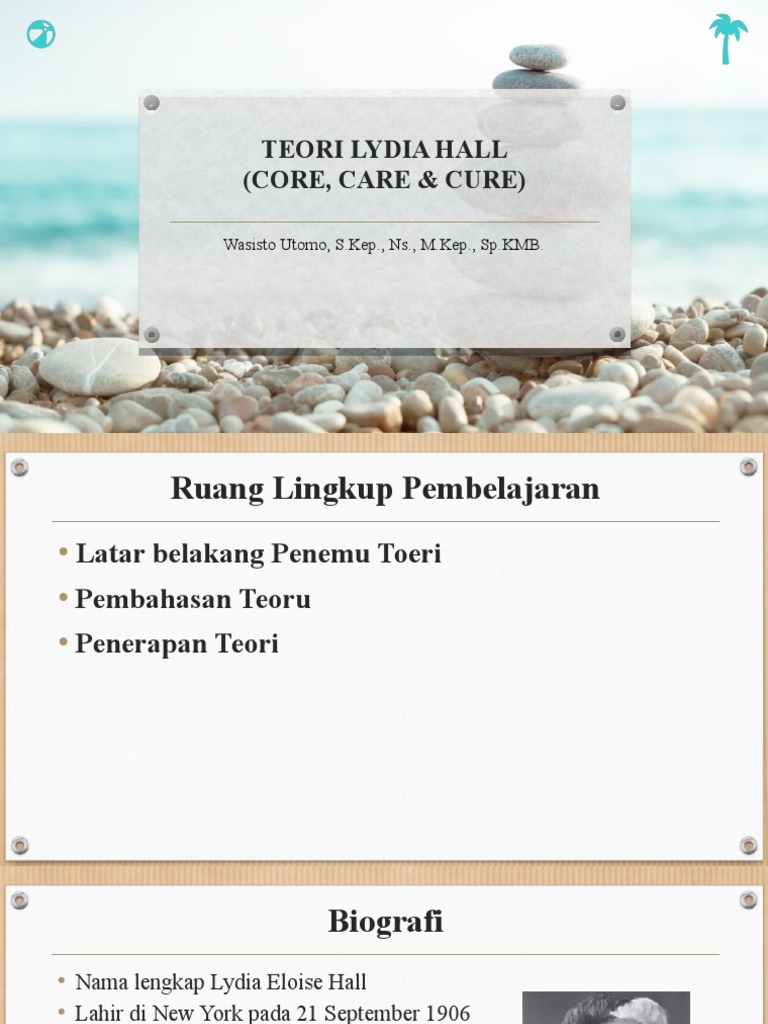 Teori Lydia Hall: Care, Core, Cure | PDF
