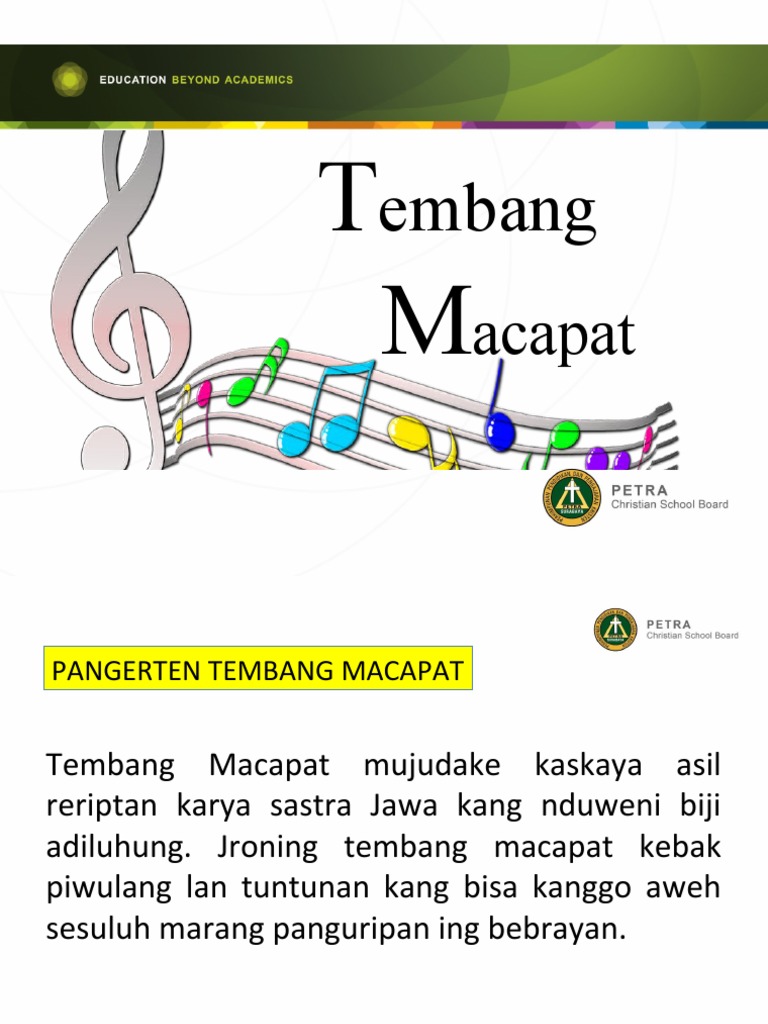 Materi Tembang Macapat | PDF