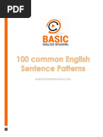 100 Common English Speaking Patterns | PDF | English Language