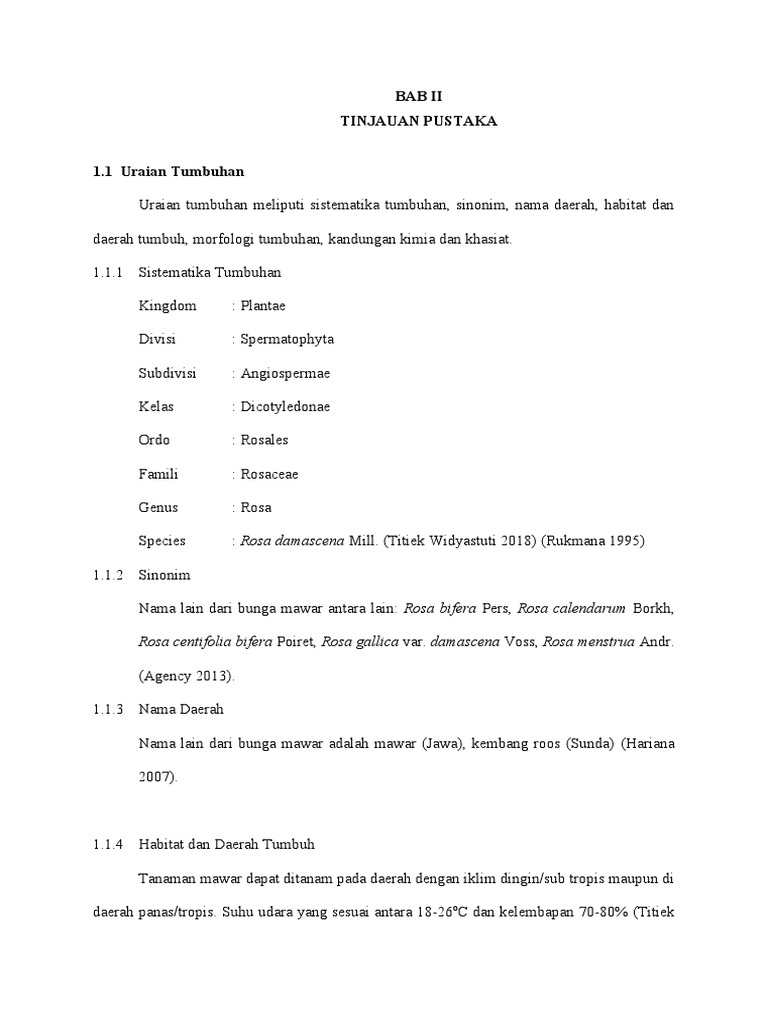 BAB II Tumbuhan | PDF
