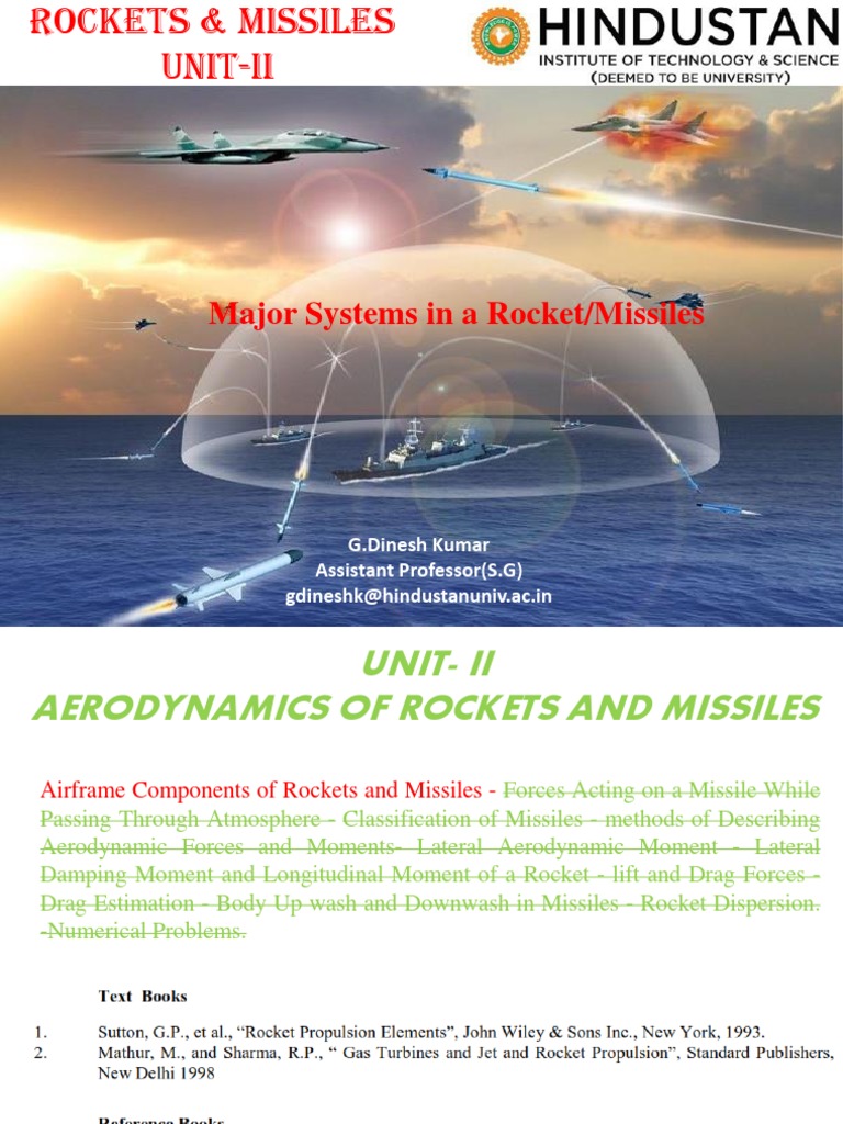 UNIT - II - Major Systems in A Rocket & Missiles | PDF | Rocket ...