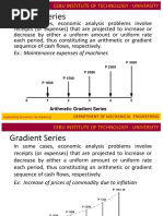 Gradient Series and As | PDF | Interest | Compound Interest
