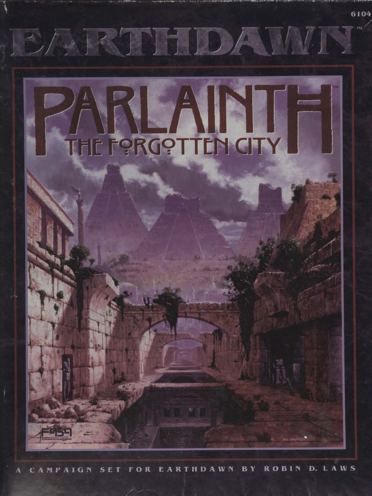 Earthdawn Parlainth The Forgotten City Boxed Set | PDF