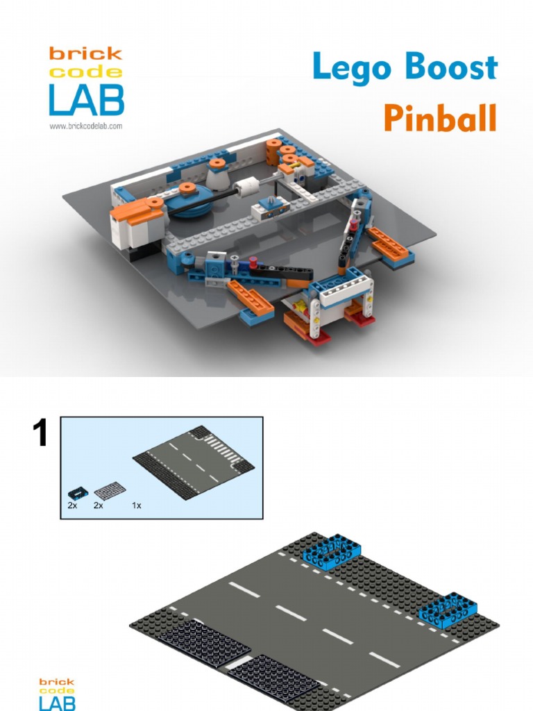 BrickCodeLab Lego Boost Pinball v1 | PDF