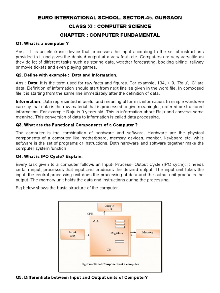 Chapter 1 Computer Fundamental | PDF | Computer Data Storage | Booting