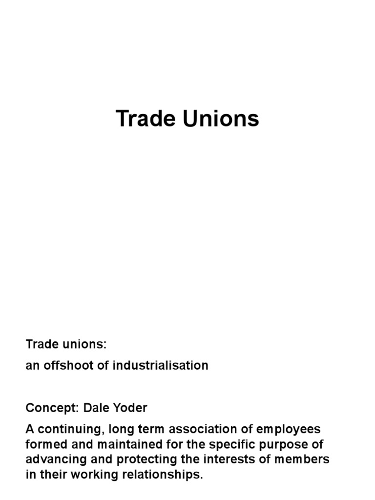 Functions and Importance of Trade Unions | PDF | Trade Union | Employment