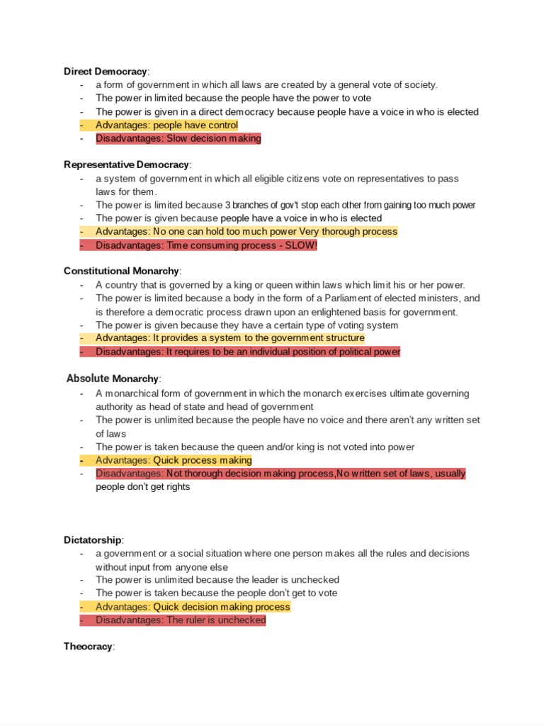 Types of Government Test - Study Guide | PDF | Information Retrieval ...
