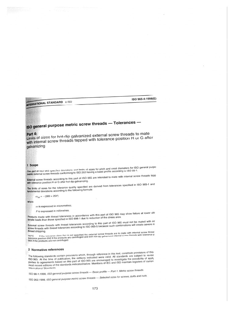 ISO 965-4 e ISO 965-5 - 1998 | PDF