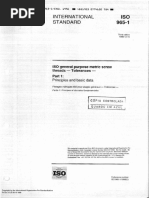 ISO 965-1 ISO General Purpose Metric Screw Threads-Tolerances | PDF ...