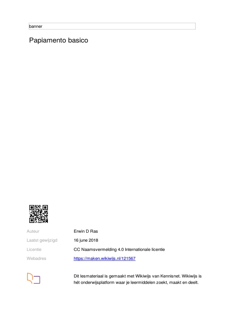 Papiamento Basico | PDF | Lingüística