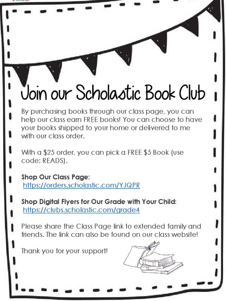 Scholastic Book Club Flyer | PDF
