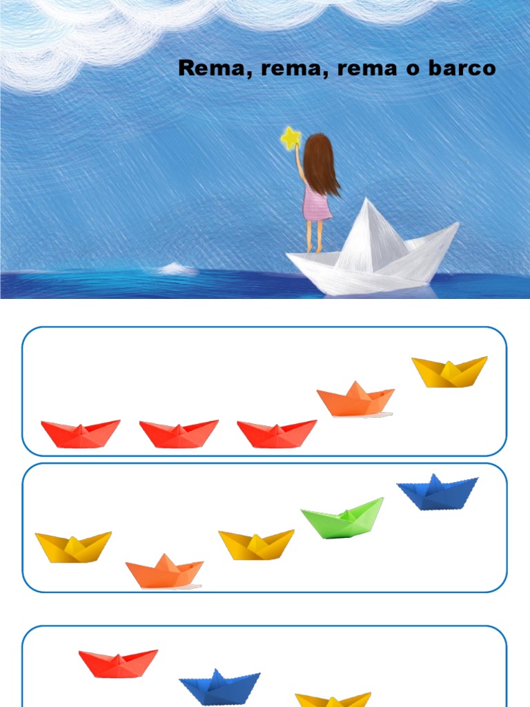 Rema, Rema, Rema o Barco (Partitura Adaptada) | PDF