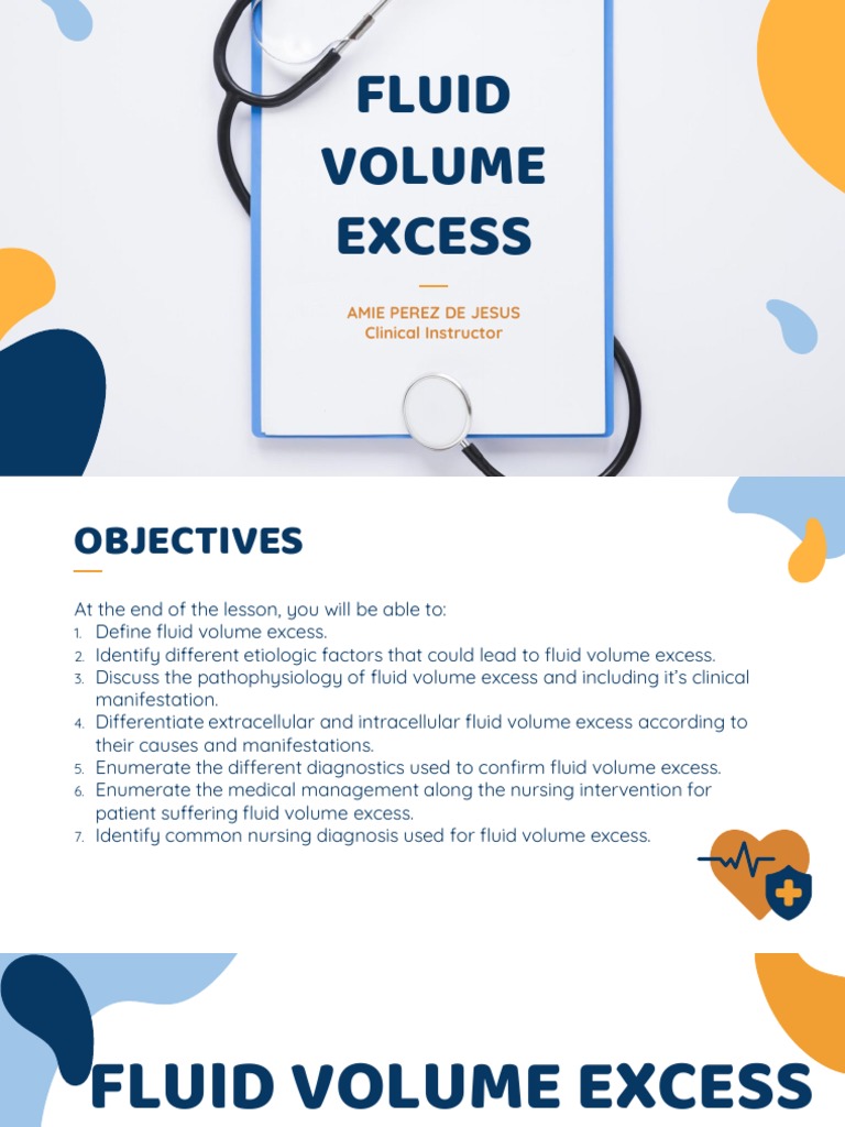 Fluid Volume Excess | PDF | Clinical Medicine | Medical Specialties