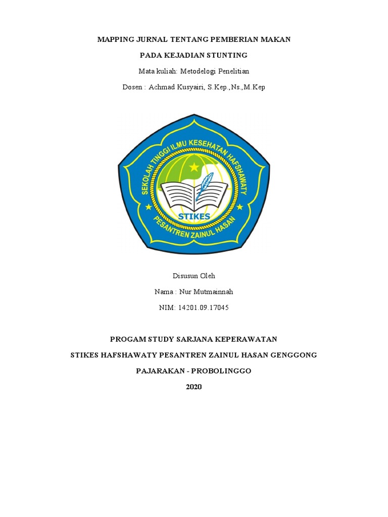 Tabel - Mapping - Jurnal Metpen Stunting | PDF