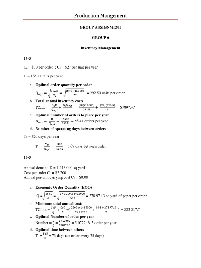 Inventory Management g6 Assignment | PDF | Solar Power | Solar Energy