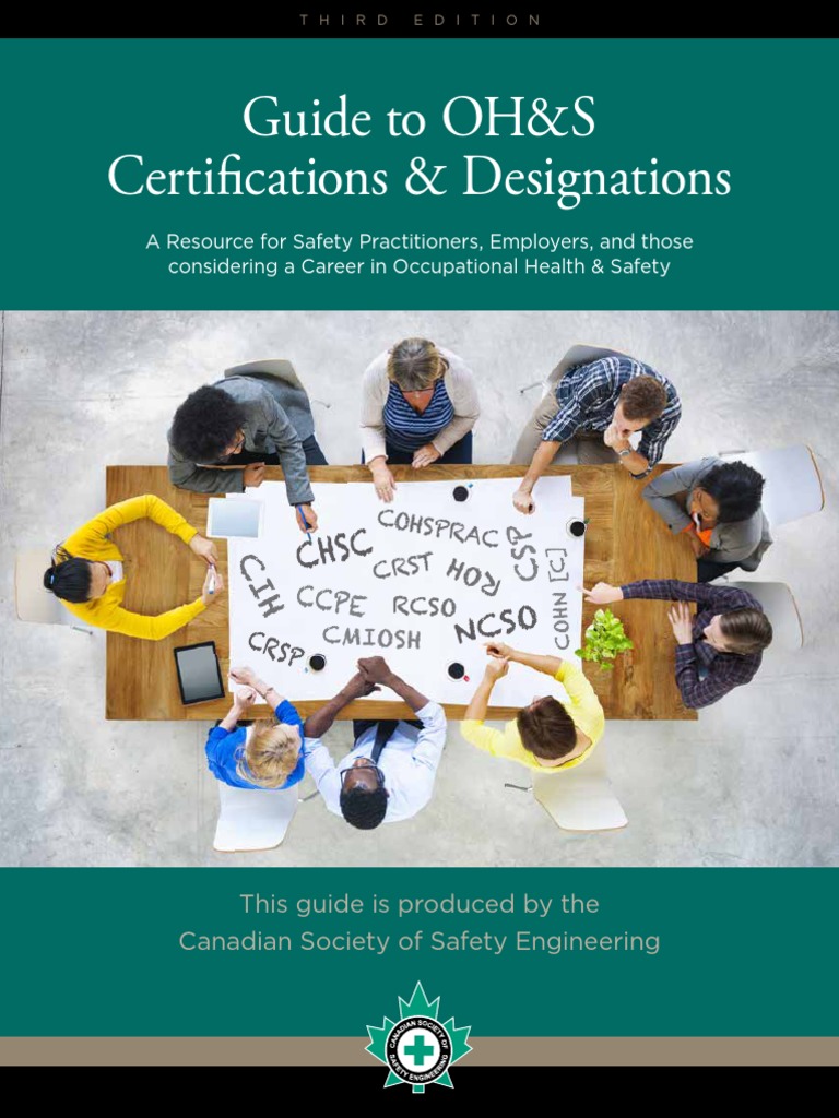 Guide To OHS Certifications Designations | PDF | Professional ...