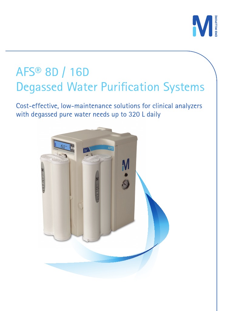 AFS 8D and 16D Water Purification Systems 1345045363 | PDF | Purified ...