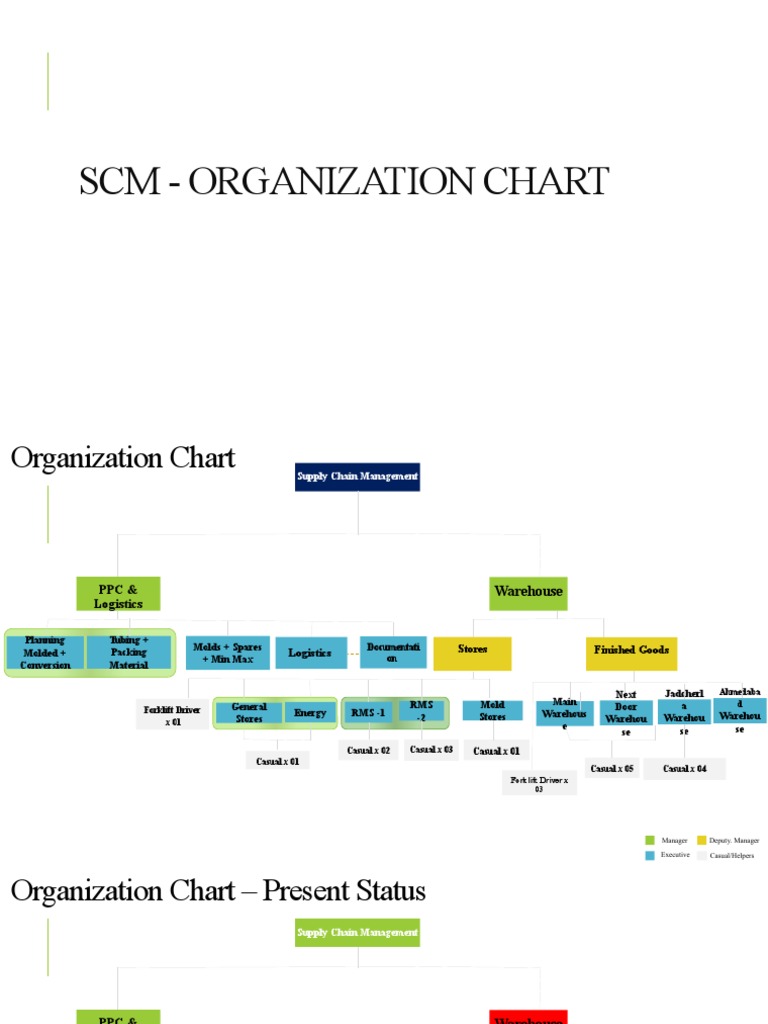 Organization Chart SCM - V1 | PDF | Warehouse | Inventory