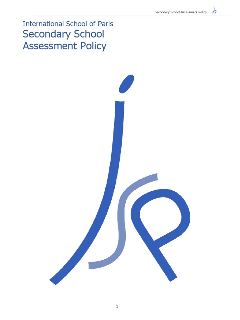 Secondary School Assessment Policy | PDF | Educational Assessment ...