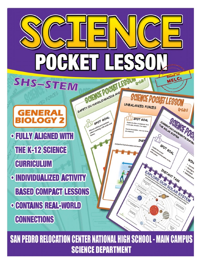 Science Pocket Lesson in General Biology 2 | PDF | Evolution | Genetic ...