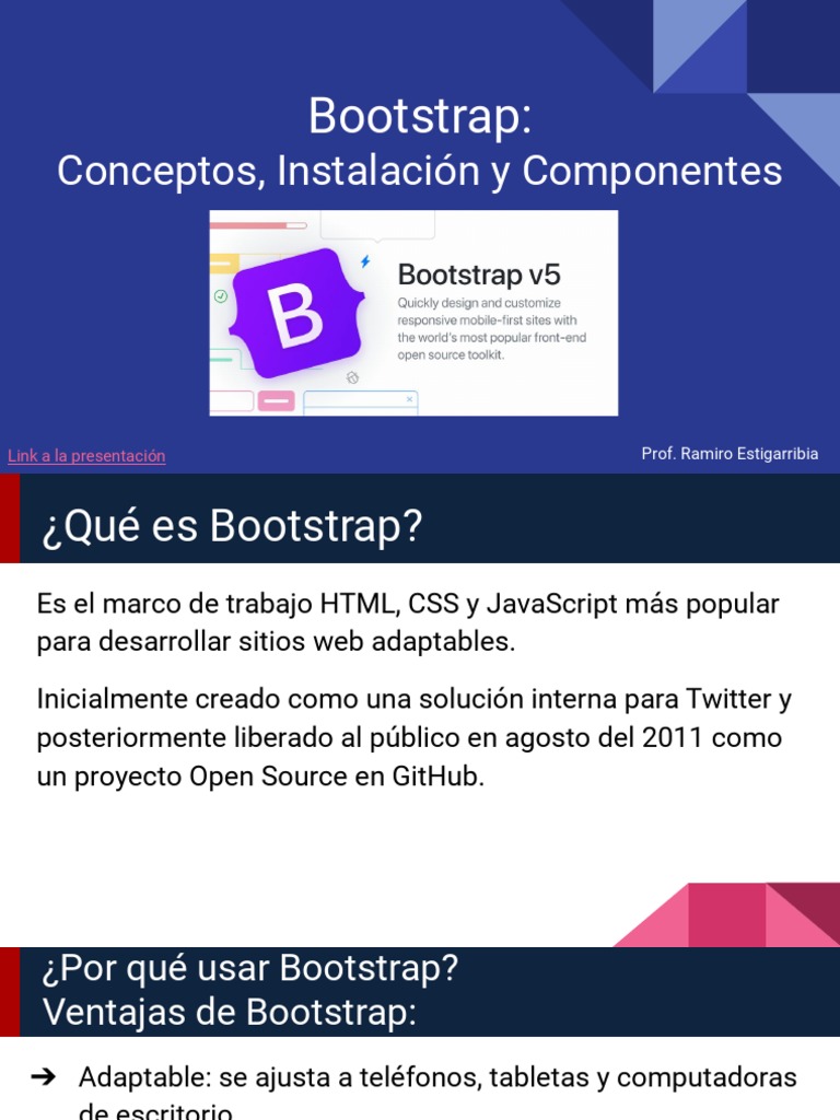Bootstrap | PDF | Bootstrap (marco frontal) | Hipertexto