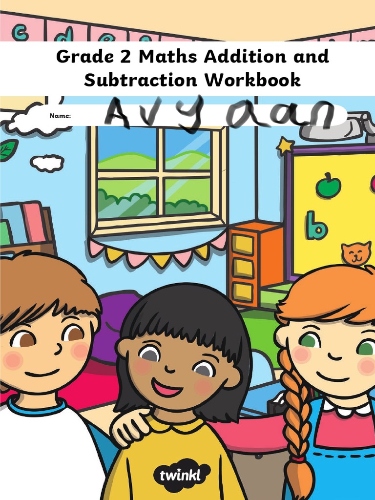 Za M 302 Grade 2 Maths Addition and Subtraction Workbook | PDF ...