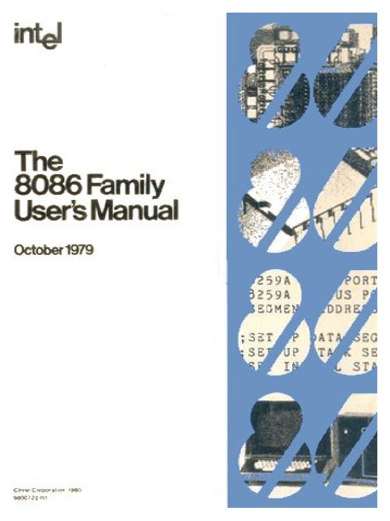 Intel 8086 Family Users Manual | PDF | Input/Output | Central Processing Unit