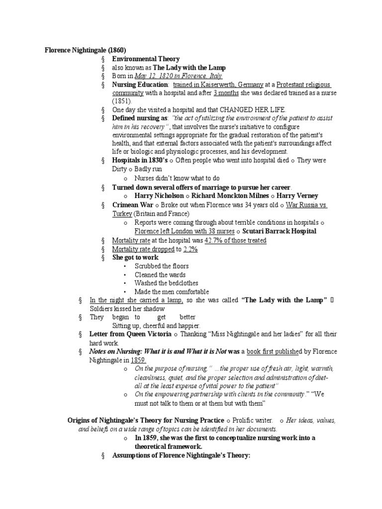 Notes On Nursing: What It Is and What It Is Not Was A Book First ...