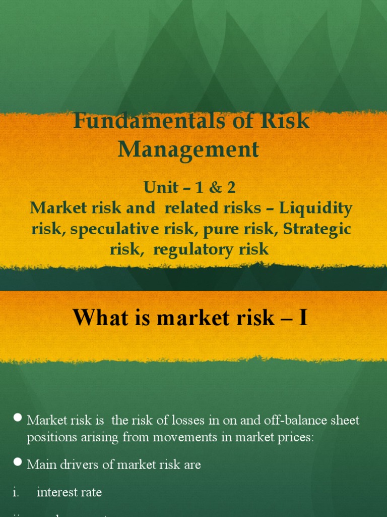 FRM 5 Market Risk Related Risks | PDF | Yield (Finance) | Bond Duration