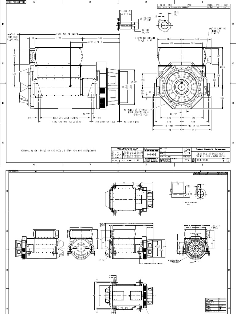 DWG General Arrangement G.A. A047V941 | PDF